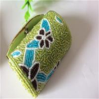 China Factory direct sales of new fashion bead embroidered wallet card bag passport cover beaded purse   handbag  card bag39 for sale