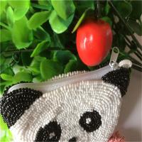 China Factory direct sales of new fashion bead embroidered wallet card bag passport cover beaded purse   handbag  card bag40 for sale