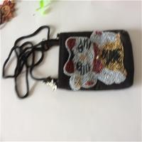 China Factory direct sales of new fashion bead embroidered wallet card bag passport cover beaded purse   handbag  card bag42 for sale