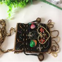 China Factory direct sales of new fashion bead embroidered wallet card bag passport cover beaded purse   handbag  card bag43 for sale
