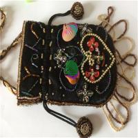 China Factory direct sales of new fashion bead embroidered wallet card bag passport cover beaded purse   handbag  card bag43 for sale