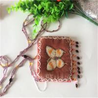China Factory direct sales of new fashion bead embroidered wallet card bag passport cover beaded purse   handbag  card bag44 for sale