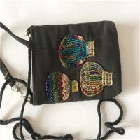 China Factory direct sales of new fashion bead embroidered wallet card bag passport cover beaded purse   handbag  card bag44 for sale