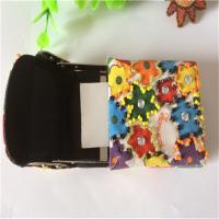 China Factory direct sales of new fashion bead embroidered wallet card bag passport cover beaded purse   handbag  card bag46 for sale