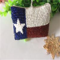 China Factory direct sales of new fashion bead embroidered wallet card bag passport cover beaded purse   handbag  card bag47 for sale