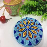 China Factory direct sales of new fashion bead embroidered wallet card bag passport cover beaded purse   handbag  card bag52 for sale