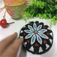 China Factory direct sales of new fashion bead embroidered wallet card bag passport cover beaded purse   handbag  card bag52 for sale
