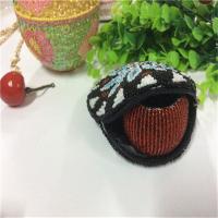 China Factory direct sales of new fashion bead embroidered wallet card bag passport cover beaded purse   handbag  card bag52 for sale