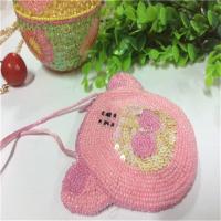 China Factory direct sales of new fashion bead embroidered wallet card bag passport cover beaded purse   handbag  card bag54 for sale