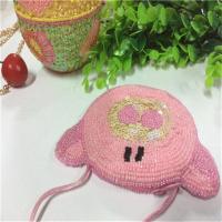 China Factory direct sales of new fashion bead embroidered wallet card bag passport cover beaded purse   handbag  card bag54 for sale