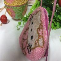 China Factory direct sales of new fashion bead embroidered wallet card bag passport cover beaded purse   handbag  card bag54 for sale