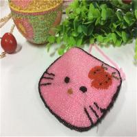 China Factory direct sales of new fashion bead embroidered wallet card bag passport cover beaded purse   handbag  card bag55 for sale