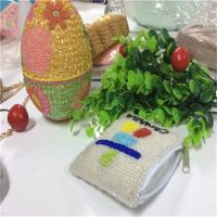 China Factory direct sales of new fashion bead embroidered wallet card bag passport cover beaded purse   handbag  card bag56 for sale