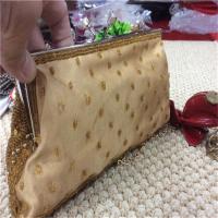 China Factory direct sales of new fashion bead embroidered wallet card bag passport cover beaded purse   handbag  card bag58 for sale