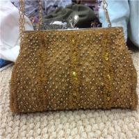 China Factory direct sales of new fashion bead embroidered wallet card bag passport cover beaded purse   handbag  card bag58 for sale