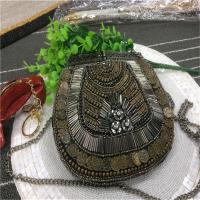 China Factory direct sales of new fashion bead embroidered wallet card bag passport cover beaded purse   handbag  card bag59 for sale