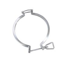 China Quick Lock Sanitary Butterfly Valve Clamp Pharmaceutical Machinery Spare Parts for sale