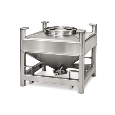 China High Efficiency Square Tablet Hoppers For Material Conveying And Storage for sale