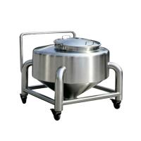 China Tablet Transfer Stainless Steel Circular Hopper 1100mm Pharmaceutical Machinery Spare Parts for sale