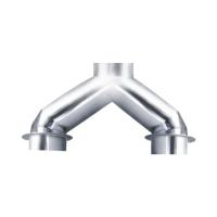 China Y Type Stainless Steel Manifolds  OEM Pharmaceutical Machinery Spare Parts for sale