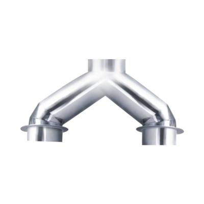 China Y Type Stainless Steel Manifolds  OEM Pharmaceutical Machinery Spare Parts for sale
