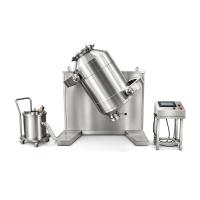China GMP Pharmaceutical Powder Mixer 3D Motion Multi Directional Industrial Mixing Machine for sale