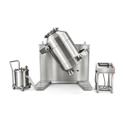 China GMP Pharmaceutical Powder Mixer 3D Motion Multi Directional Industrial Mixing Machine for sale