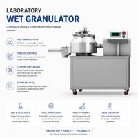 China Experimental Wet Mixing Granulator Small Batch Fluidized Bed Granulation Process for sale