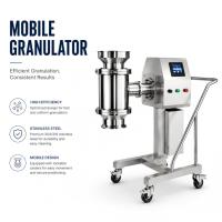 China Stainless Steel Pharma Lifter Food Industry Mobile Pharmaceutical Granulator for sale