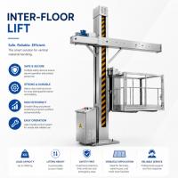 China Conveying Pharma Lifter  0.3m/S - 0.5m/S Vertical Lifting Conveyors for sale