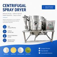 China High Speed Industrial Drying Equipment Centrifugal Spray Dryer For Liquid for sale