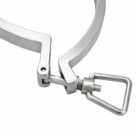 China Quick Lock Sanitary Butterfly Valve Clamp Pharmaceutical Machinery Spare Parts for sale