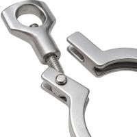 China SUS304  SUS316L  Sanitary Pipe Clamp 1.0MPa Pharmaceutical Parts for sale