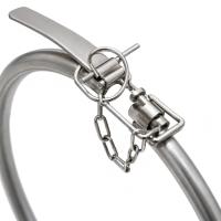 China Stainless Steel Bin Clamp SUS304 SUS316L Pharmaceutical Machinery Spare Parts for sale