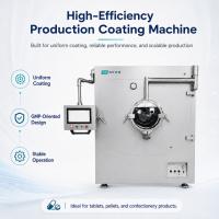 China 250L/Drum Automatic Pharmaceutical Coating Machine 3KW Tablet Coating Machine for sale
