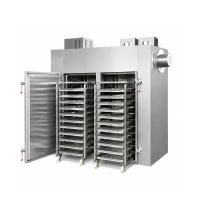 China Stainless Steel Industrial Hot Air Circulation Drying Oven With Tray Trolley for sale