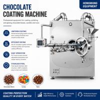 China Automatic Industrial Chocolate Coating Machine For Chocolate Beans And Candy Production for sale
