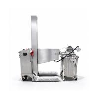 China Stainless Steel Mobile Lifting Feeder For Material Conveying for sale
