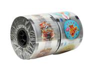 China 50μm Gravure Printed Plastic Cup Sealing Film for Milk Tea 100mm Width for sale