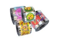 China 50μm Gravure Printed Plastic Cup Sealing Film for Milk Tea 100mm Width for sale