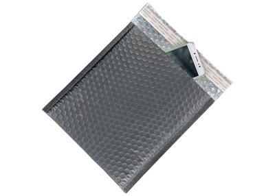 China Matte Black Bubble Mailer 24cm x 33cm Self-Sealing Air Cushion Packaging for sale