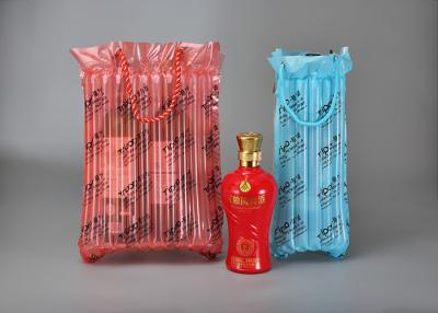 China 240mm Wide 415mm Length Inflatable Air Column Cushion Bag for Wine PE/Nylon 50-120mic for sale