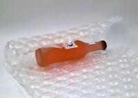China HDPE Inflatable Air Bubble Rolls 400mm x 300m Per Roll for Glass Bottle Protection for sale