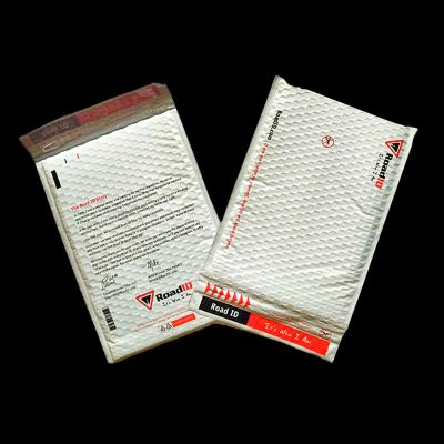 China Custom Printed Kraft Paper Bubble Mailers 10mm Bubble Diameter Self-Sealing for sale