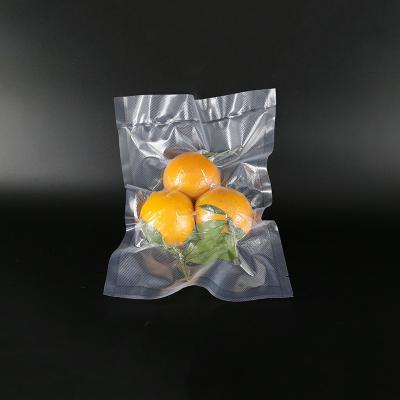 China Transparent Antibacterial Embossed Vacuum Bags 90 Micron BPA Free Custom Sizes for sale