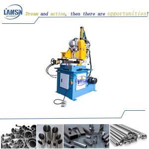 China Semiautomatic Stainless Steel Pipe Cutting Machine CNC Tube Cutter 110mm Capacity for sale