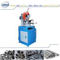 China Semiautomatic Stainless Steel Pipe Cutting Machine CNC Tube Cutter 110mm Capacity for sale