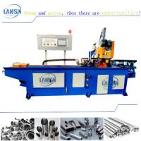 China CNC Automatic Pipe Cutting Machine 3kw 380V Servo Motor Feeding PLC Touch Screen for sale