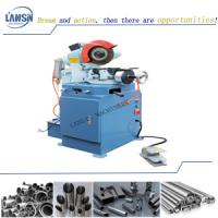 China Semiautomatic NC Pipe Cutting Machine 90 Degree 300-450mm Blade Tube Cutter for sale
