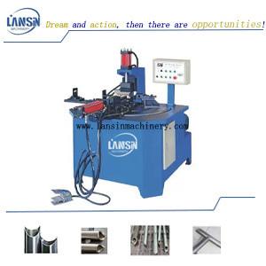 China Hydraulic Metal Pipe Notching Machine 22 Times Per Min 380V 4kw for sale